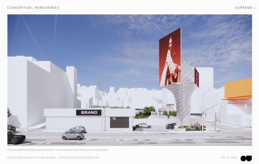 Neighbors Alarmed by Massive Digital Billboard Proposal on The Sunset ...