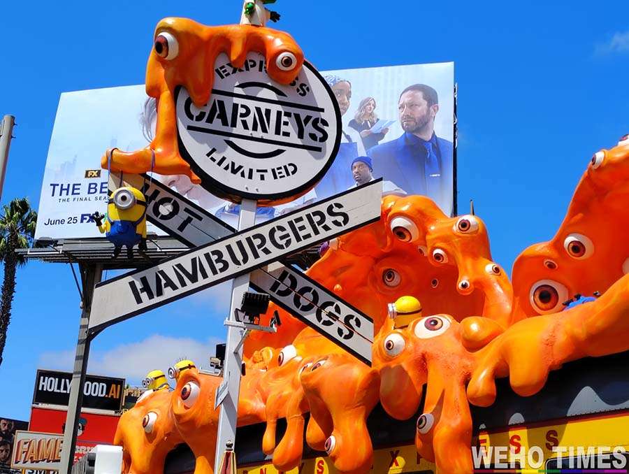 Minions and Monsters Take Over Carney’s Restaurant in West Hollywood ...